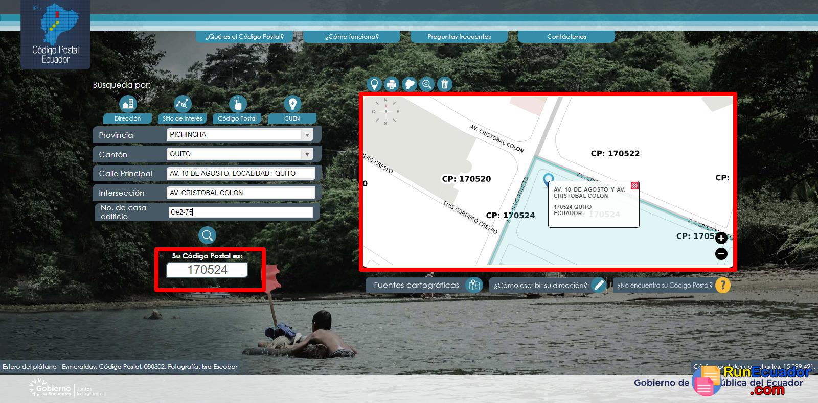 Código Postal Ecuador 2025 - EcuGob.com