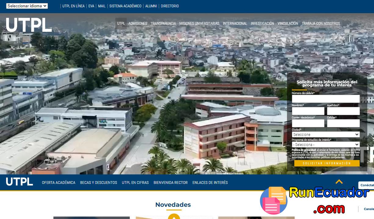 Correo Institucional UTPL 2025 - EcuGob.com